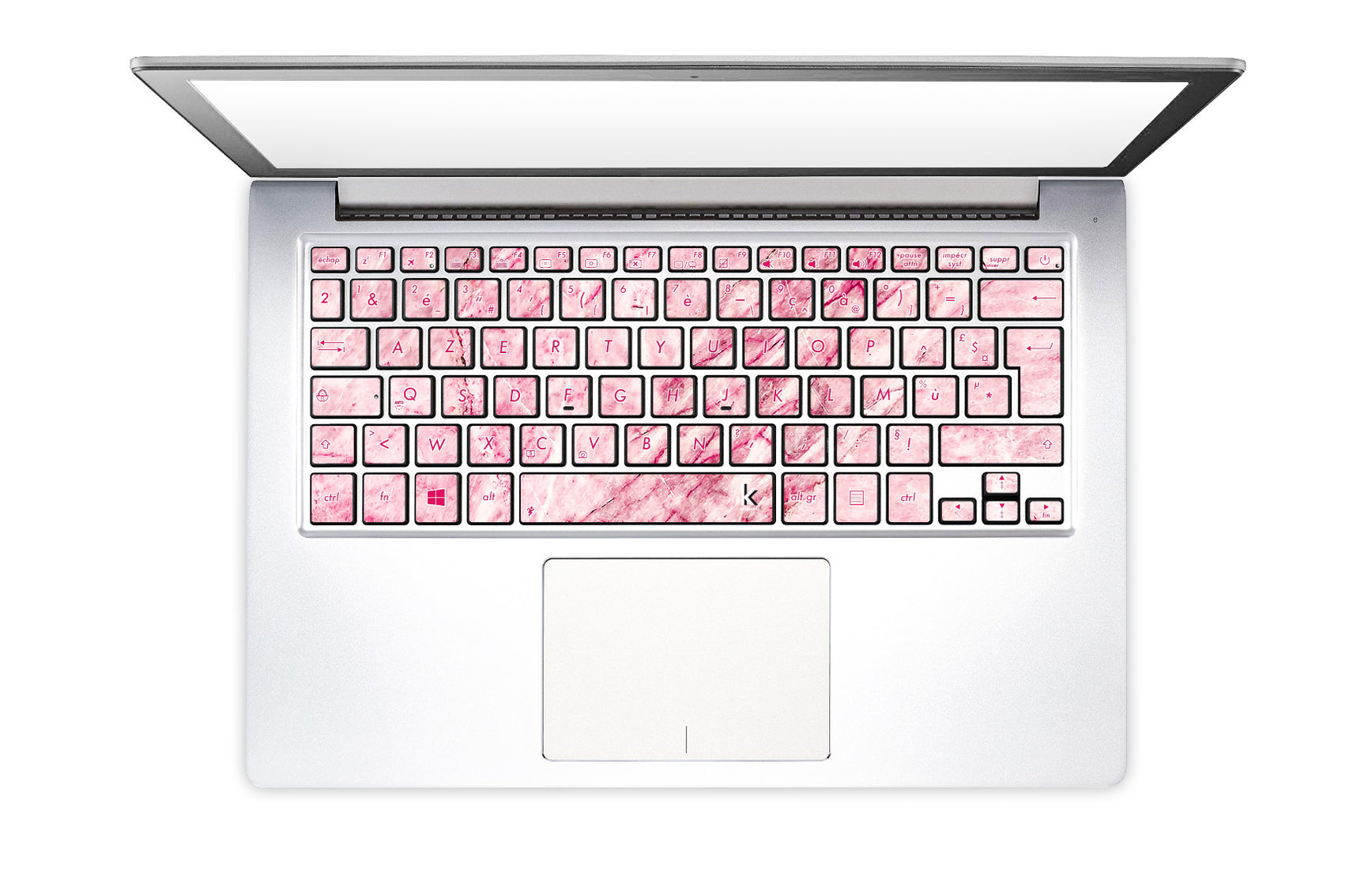 Marbre Rouge Stickers Autocollants Clavier PC • Keyshorts